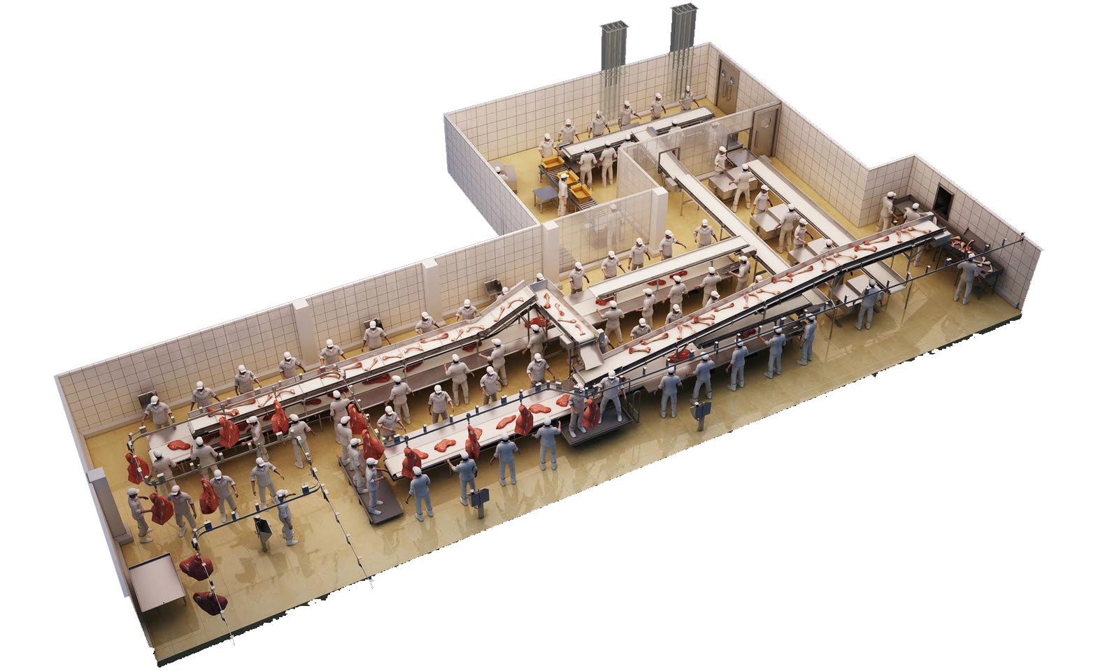 Layout para linha de produção