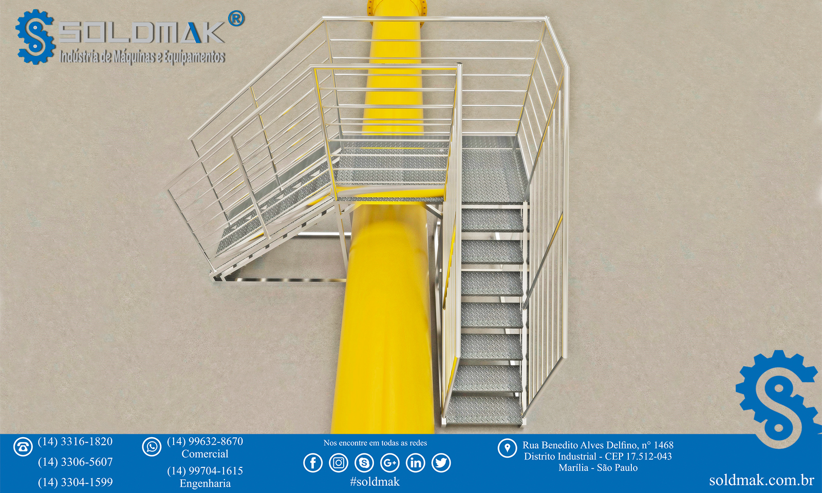 Escada Passarela - Soldmak